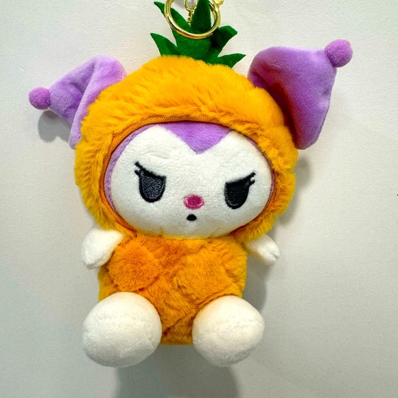 Sanrio | Toys | Kuromi Hello Kitty In A Pineapple Costume 3 Keychain ...